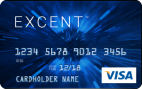 Excent™ Secured Visa Blue Card - Credit Card Details